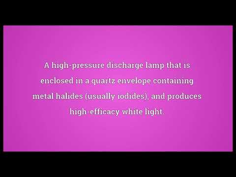 Metal halide lamp Meaning | Wordogram