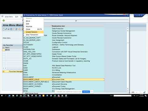 SAP ISU: Just Type EFAK and you will know all the Transaction Codes for ISU-Invoicing in SAP.