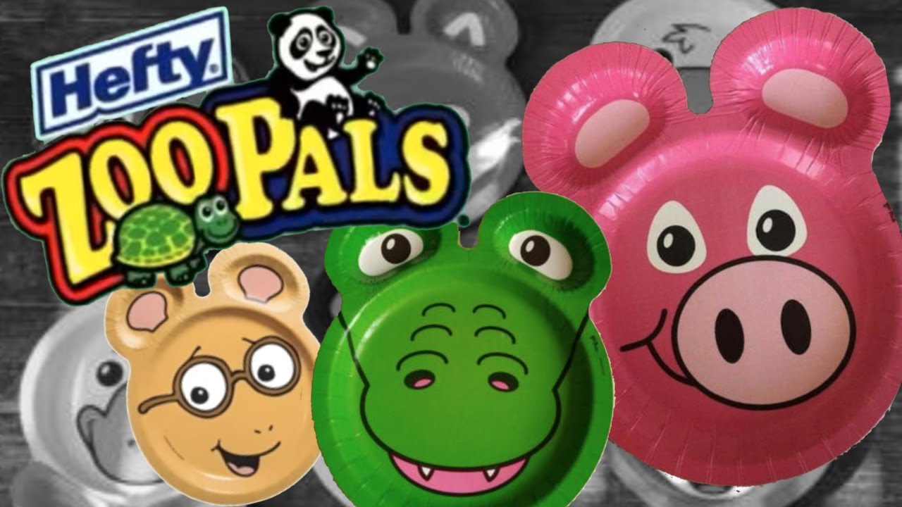 Zoo Pals Paper Plates - From Fad to Forgotten (2003 - 2007)