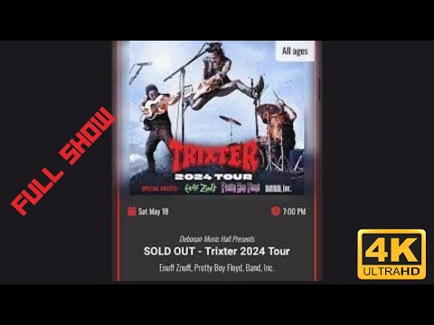 Trixter Tour 2024 Live Sold Out Debonair Music Hall May 18, 2024
