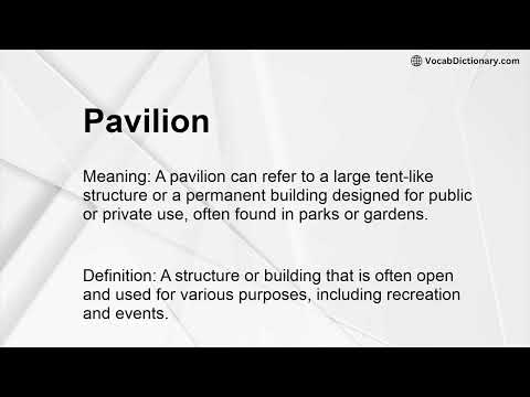 Pavilion Meaning