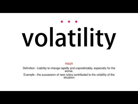 How to pronounce volatility - Vocab Today