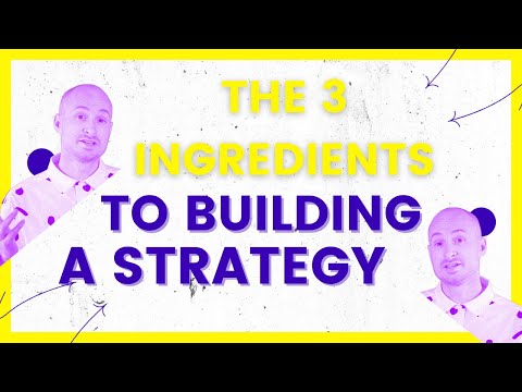 The 3 Ingredients To Building A Strategy #Shorts