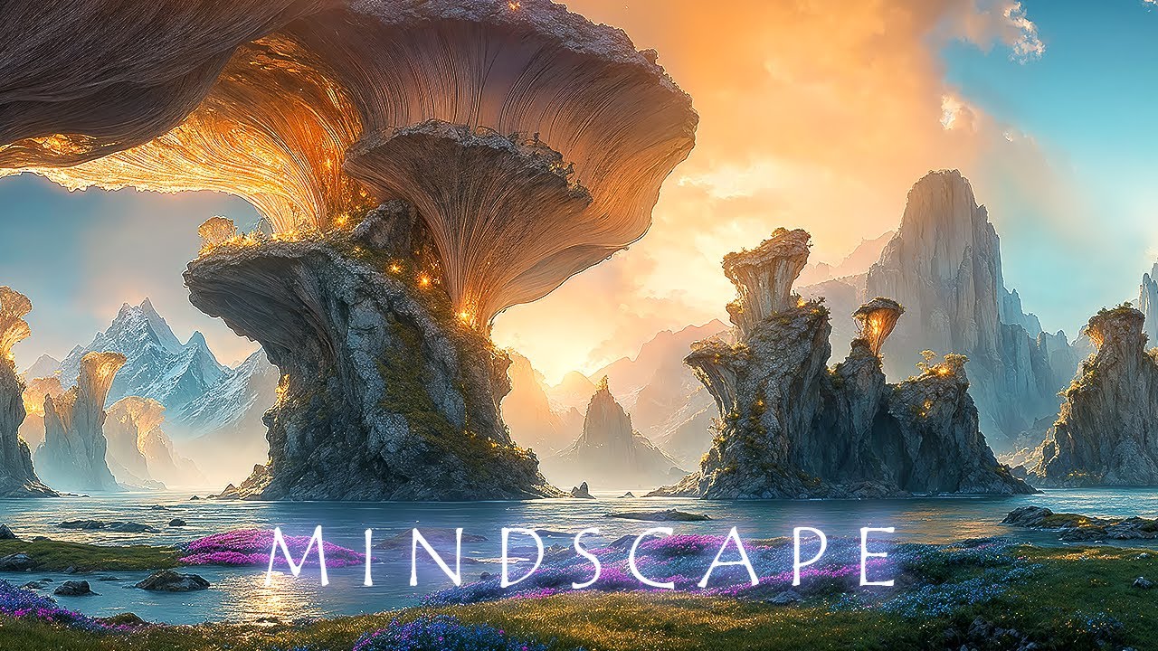 MINDSCAPE - calming ambient - deep relaxing ambient music with dreamscape visuals