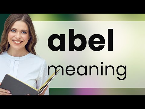Abel β meaning of ABEL