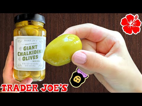 Giant Chalkidiki Olives with Pits - Trader Joe’s Product Review