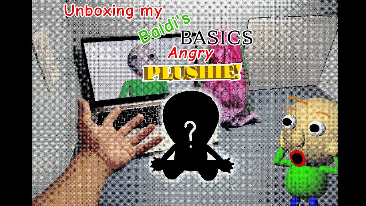 Angry Baldi plush finally arrived! Unboxing a Makeship Plush.