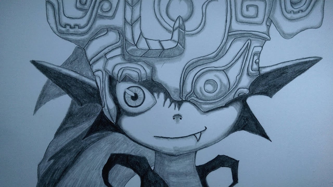 Timelapse: Drawing Midna, the Twilight Princess