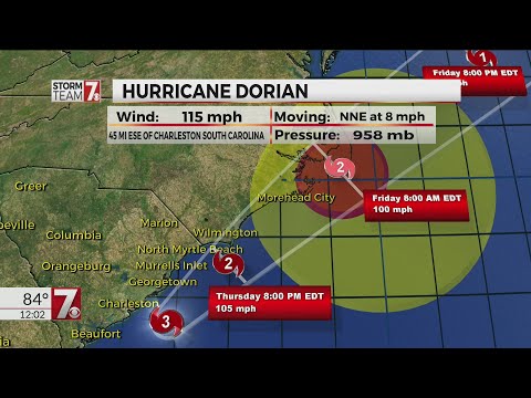 Hurricane Dorian Team Coverage Noon