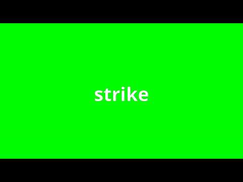 what is the meaning of strike