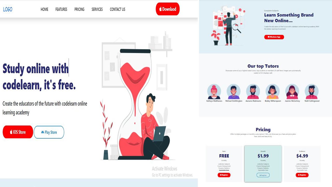 How To Make Responsive Website Using HTML CSS & Bootstrap-5 For Beginners
