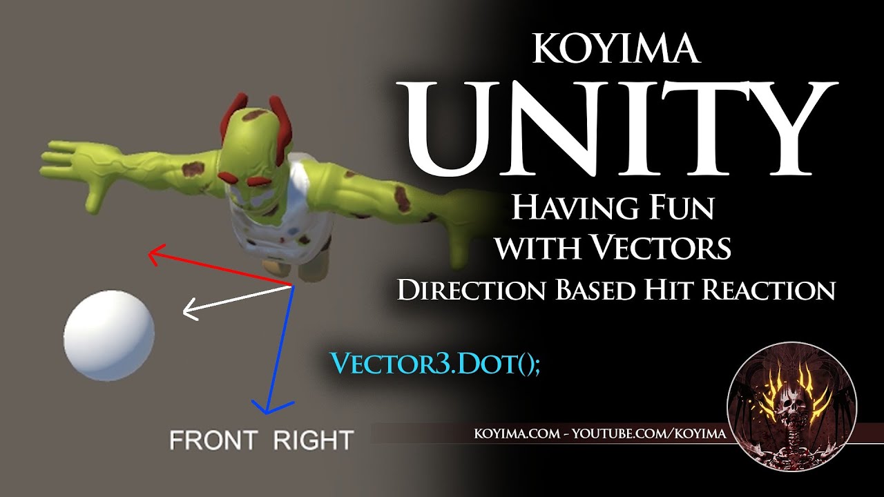 Jack McLantern Hit Direction Establishment using Vector3.Dot in Unity 3D