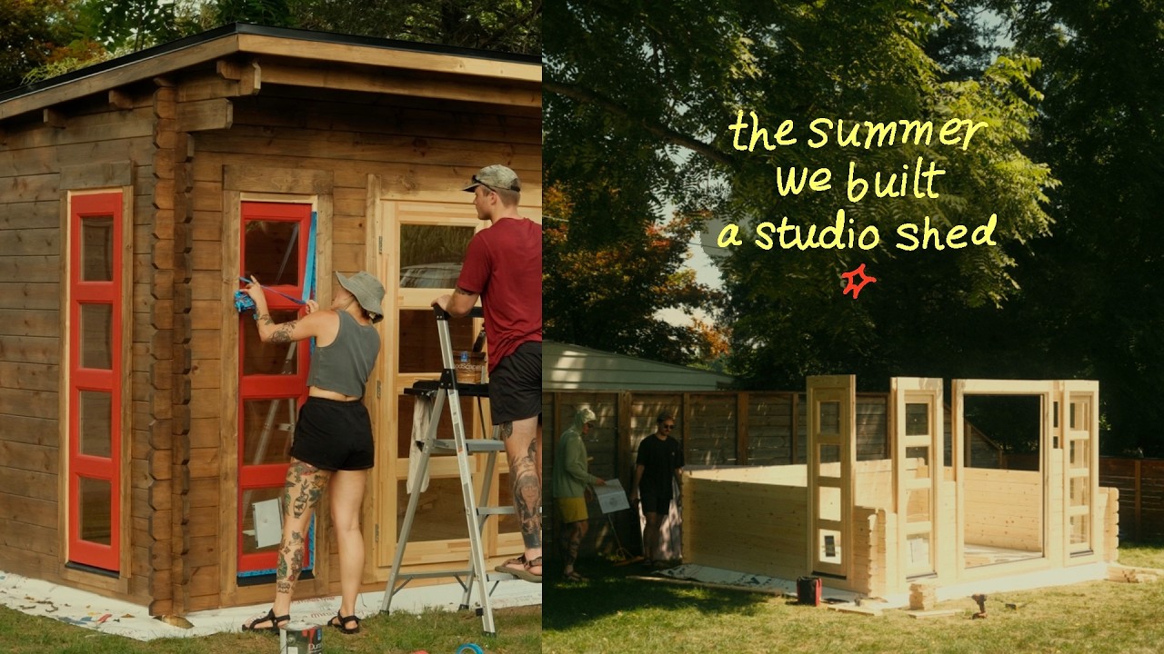 the summer we built a studio shed ⌼
