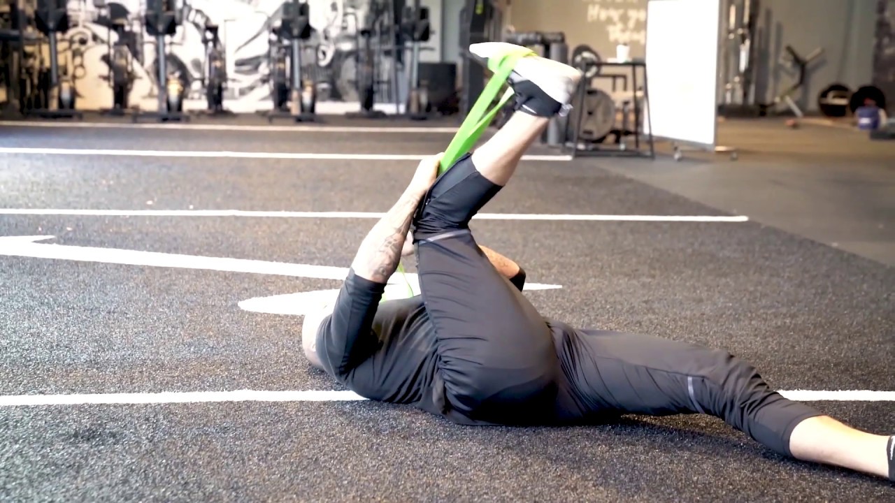 5 Band Exercises For Improved Hip Mobility, Hamstring Flexibility, Joint Health