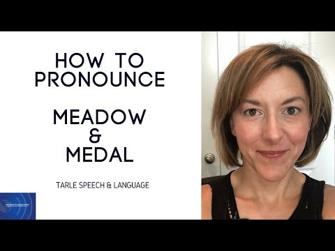 Learn to Pronounce MEADOW & MEDAL - American English Pronunciation Lesson #learnenglish