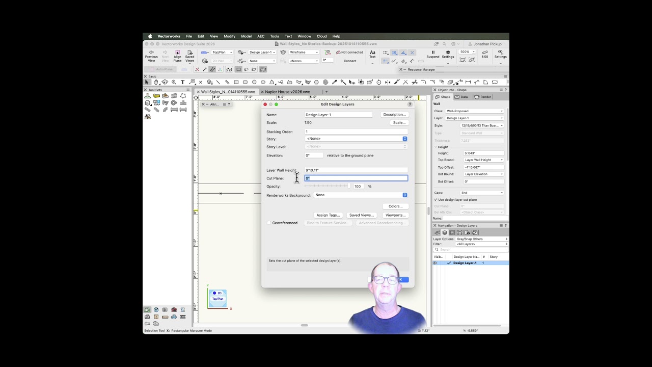 Walls Not Showing in Vectorworks 2026 #vectorworks