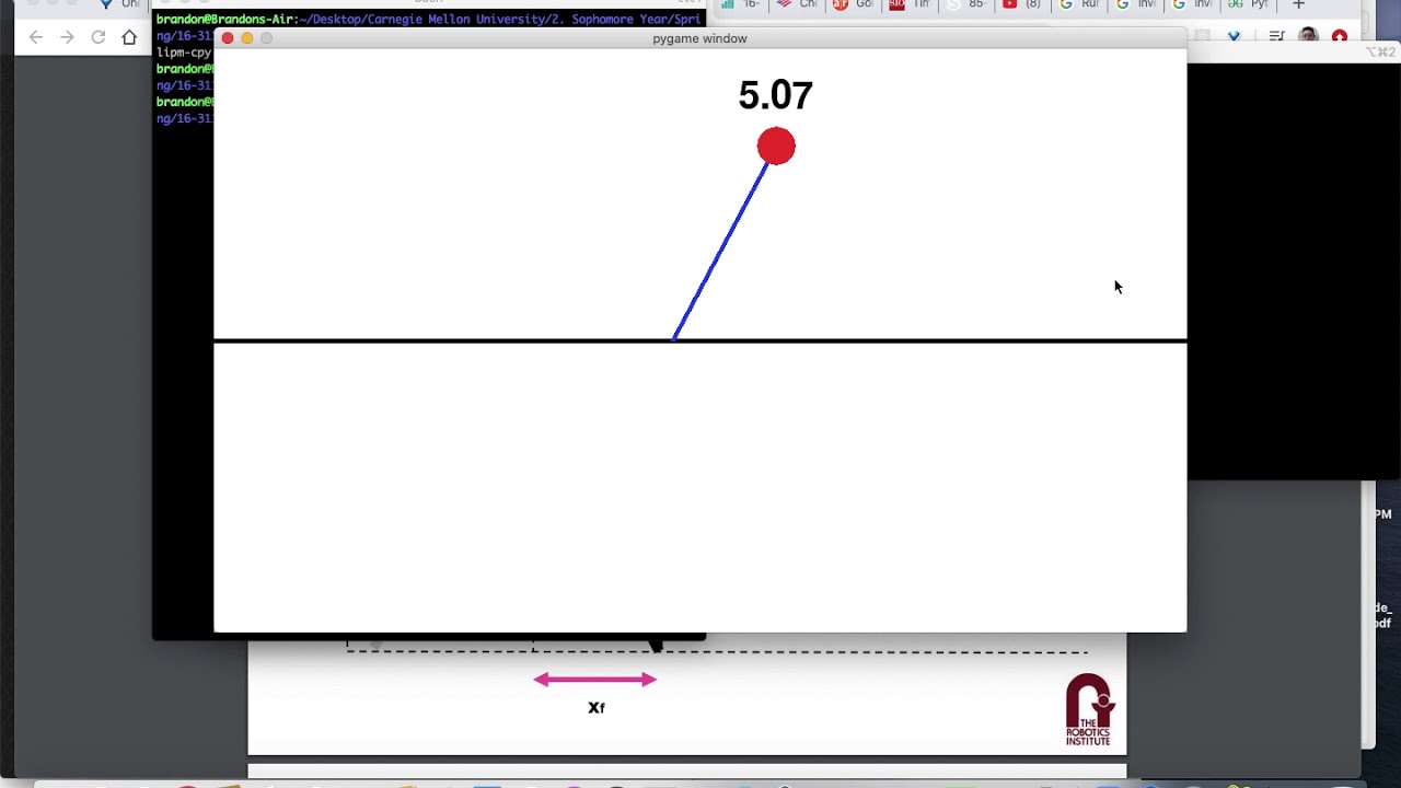 Linear Inverted Pendulum Walker