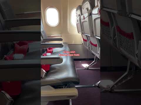 Airbus A321 Economy Class Seats #shorts