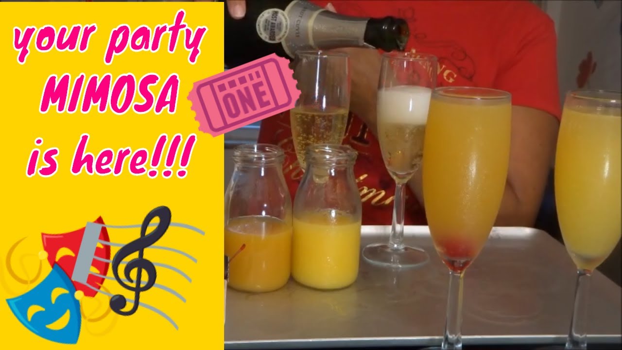 How to make PARTY Mimosas - simple recipe