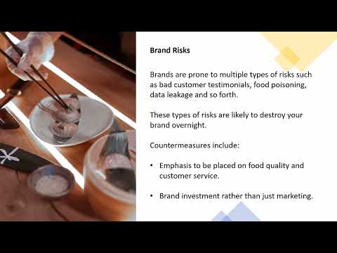 Risk Management for Restaurants & Cafes - Part 1