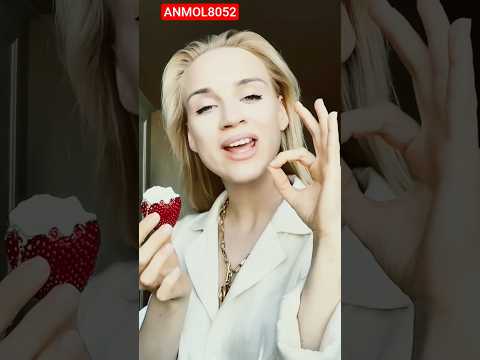 Strawberry Coffee🍓☕ #funny #eating #food #mukbang #asmr #crazily #comedy #food