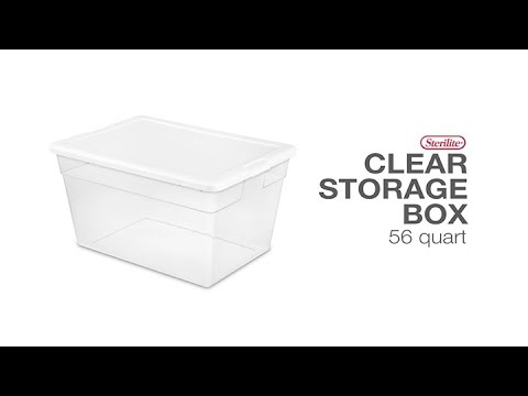 Sterilite 56 Quart Clear Storage Box