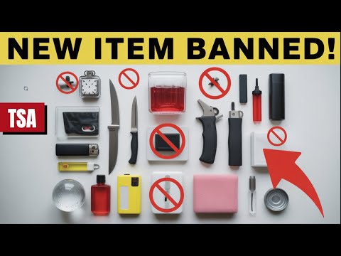 TSA Will CONFISCATE These Common Items in 2025!