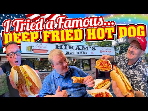 I tried a DEEP FRIED HOT DOG that Anthony Bourdain said was THE BEST HOT DOG IN THE WORLD!