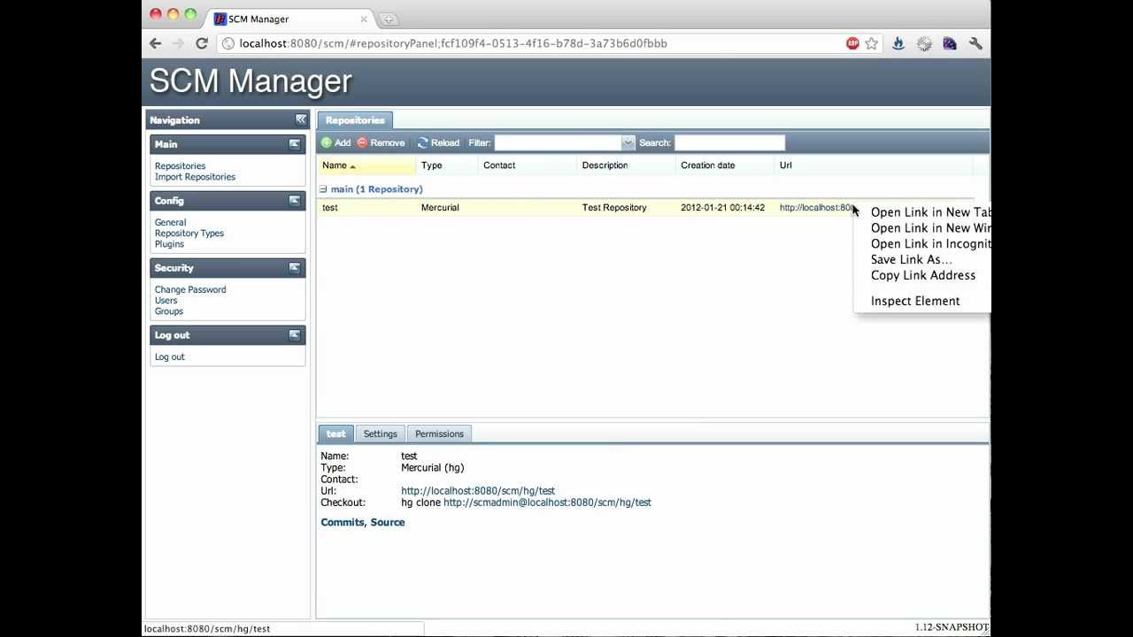SCM-Manager first steps