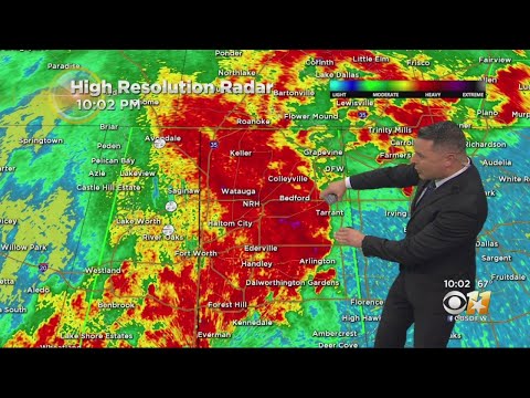 Storms Moving Through North Texas