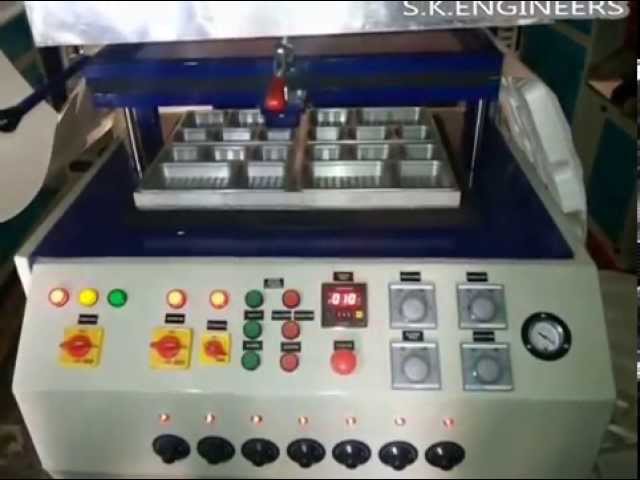 Paper Plastic Thermocole Plate Machine - Hi-speed Double Dies New Paper ...