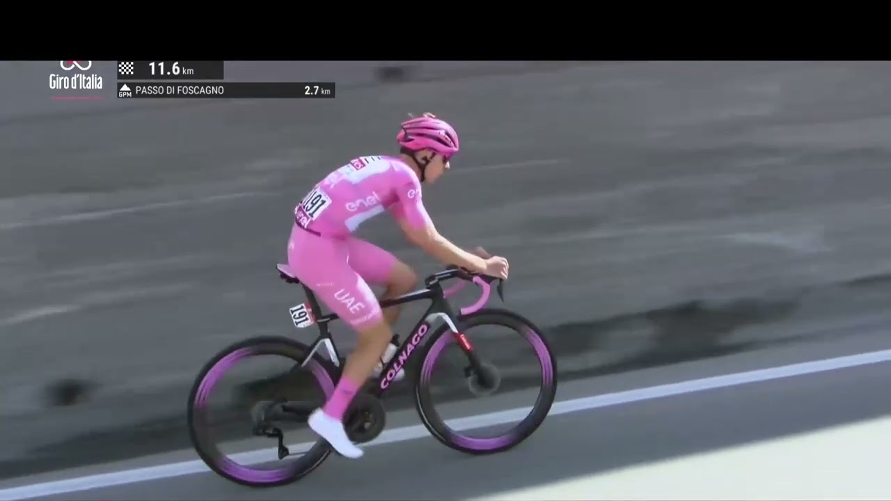 Giro d'Italia stage [15 Last 15km] The day Tadej Pogacar humiliated the whole peloton