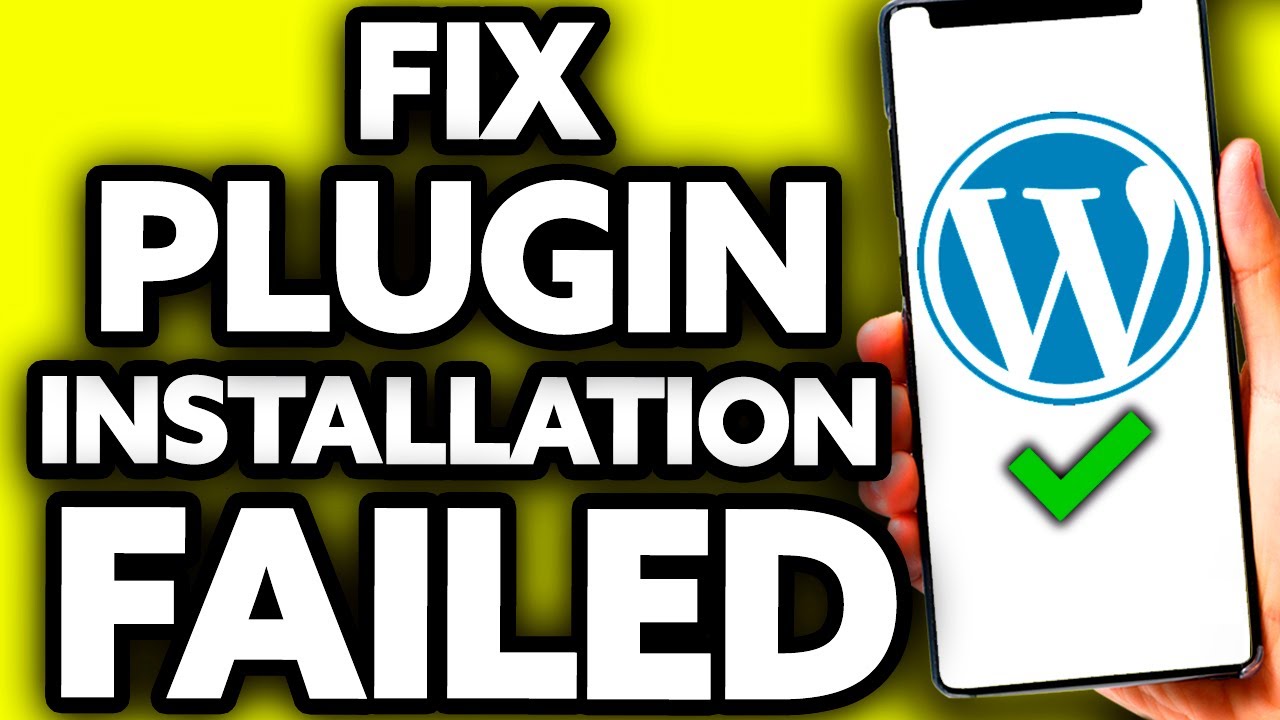 How To Fix Wordpress Plugin Installation Failed [EASY!]