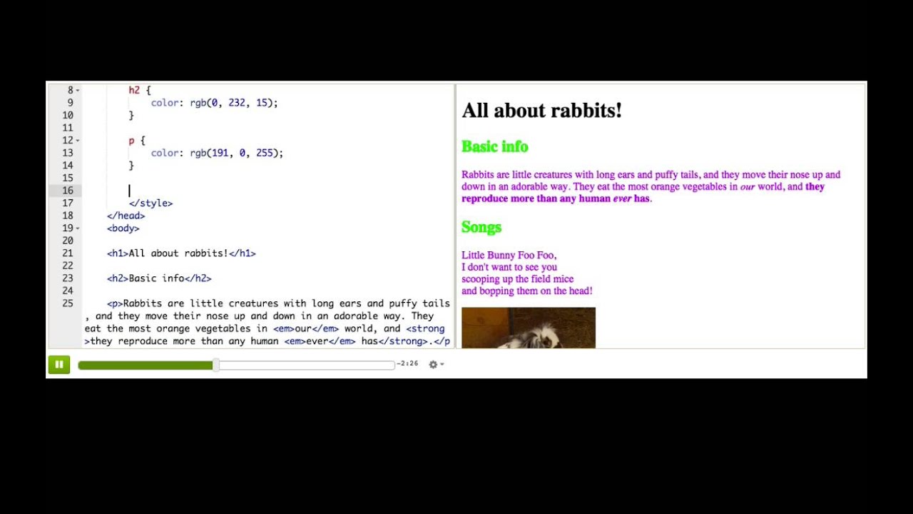 CSS: Selecting by id | Intro to HTML/CSS: Making webpages | Computer Programming | Khan Academy