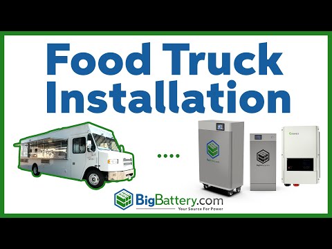 BigBattery and MSM Catering Collaboration | Food Truck Install