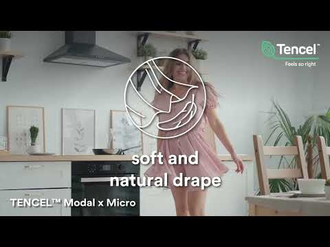 TENCEL™ Modal x Micro technology: finer fibers, softer feeling