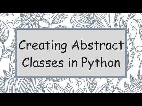 Creating Abstract Classes in Python