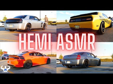 Hemi exhaust ASMR sounds 5.7L 6.1L 6.2L hellcat 6.4L 392 scat pack ...