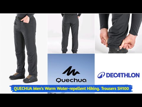 QUECHUA Men’s Warm Water-repellent Hiking Trousers SH100#indiaunboxed