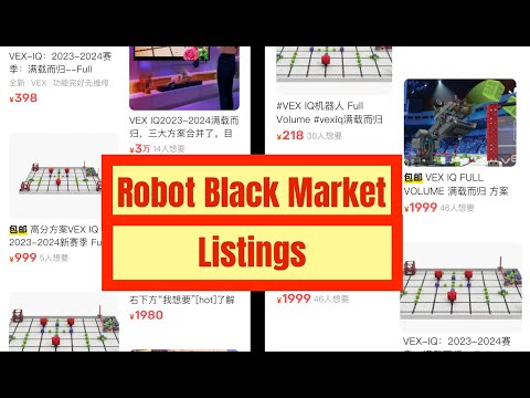 Listings on VEX IQ Robotics Black Market. Full Volume Robot Designs for Sale. Mind-Blowing.