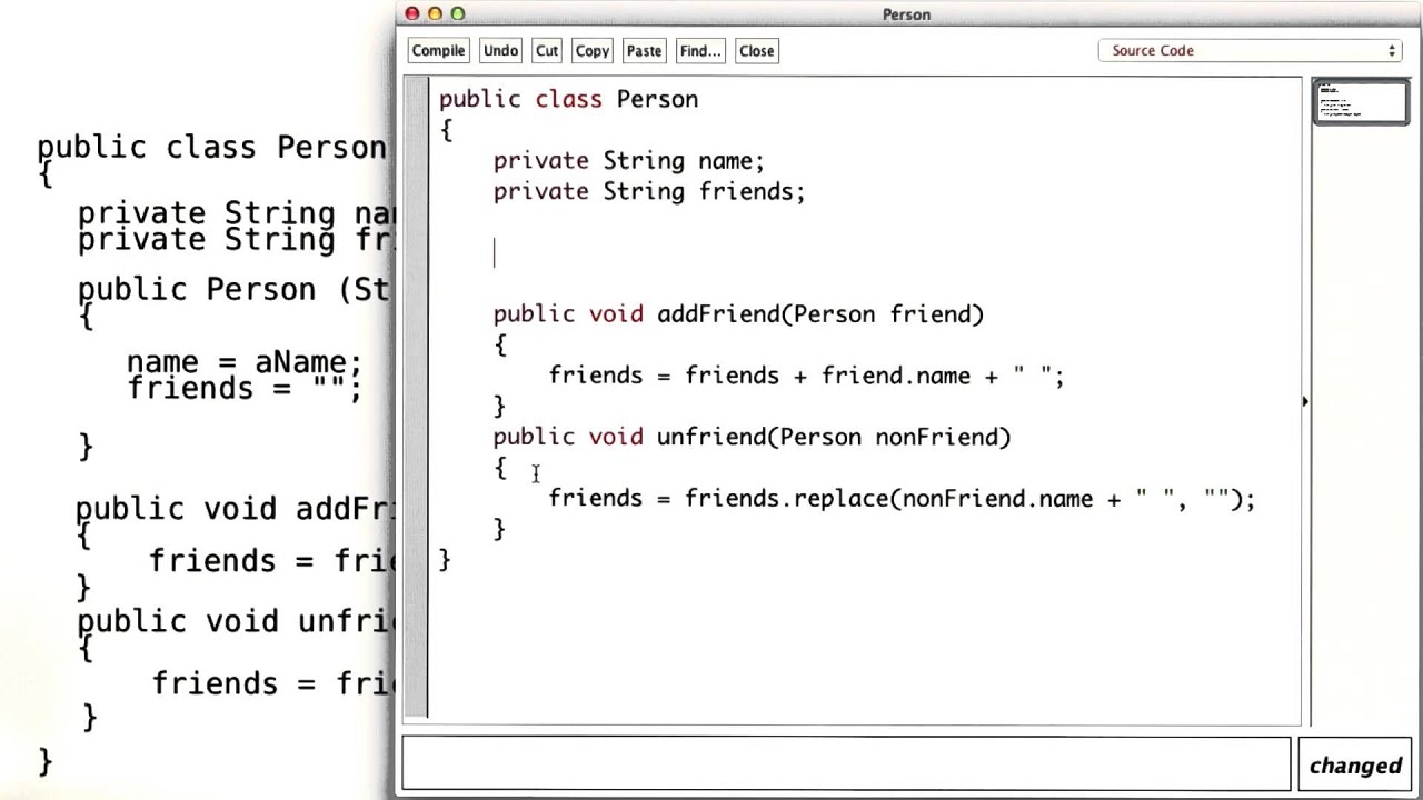 Checking the Person Class - Intro to Java Programming