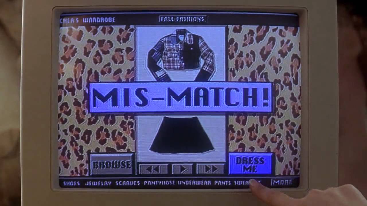 Cher's closet from 'Clueless'