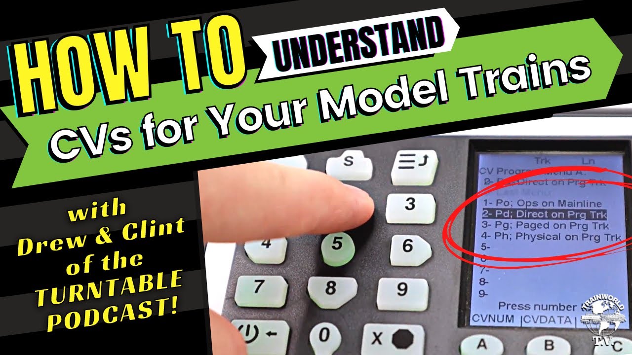 CV Tutorial - CV's Explained For DCC Model Trains!