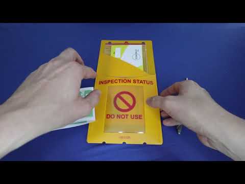 Eye Wash Station Audit: Inspection Checklist & Tag Solution (Patent Protected) Explainer Video