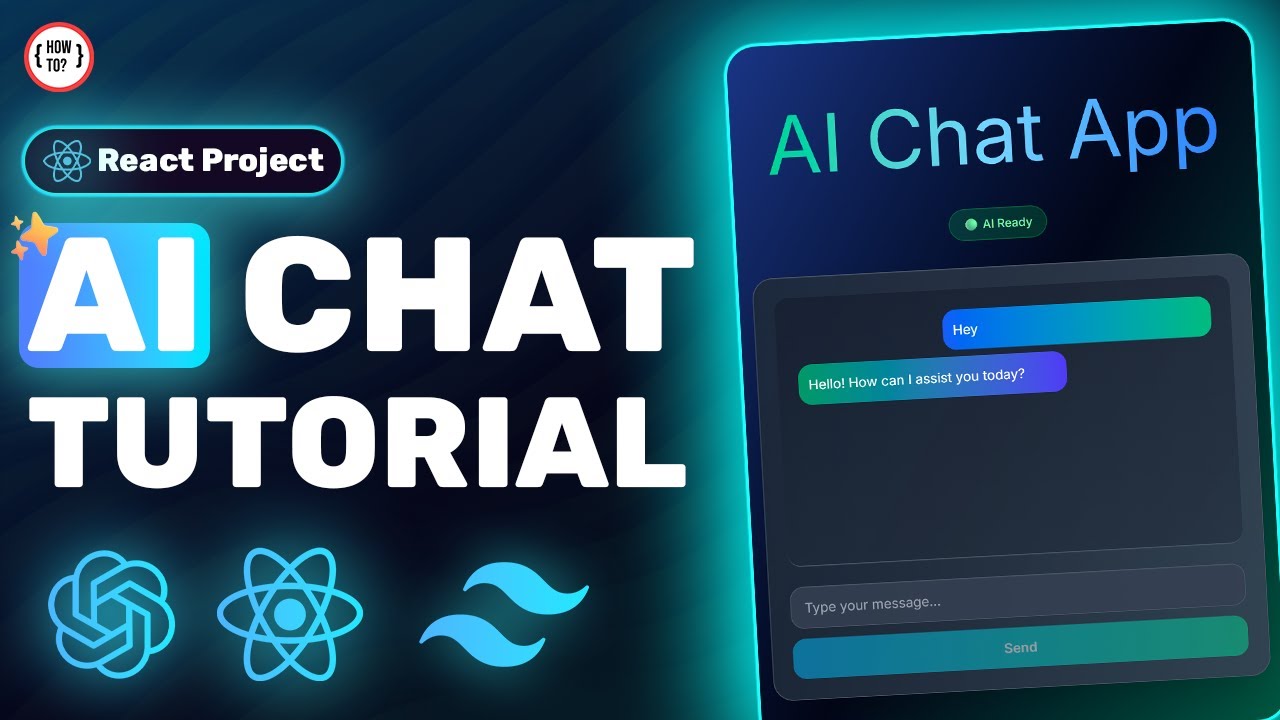 Build a Modern AI Chat App with React, Tailwind & Puter.js | Complete Tutorial