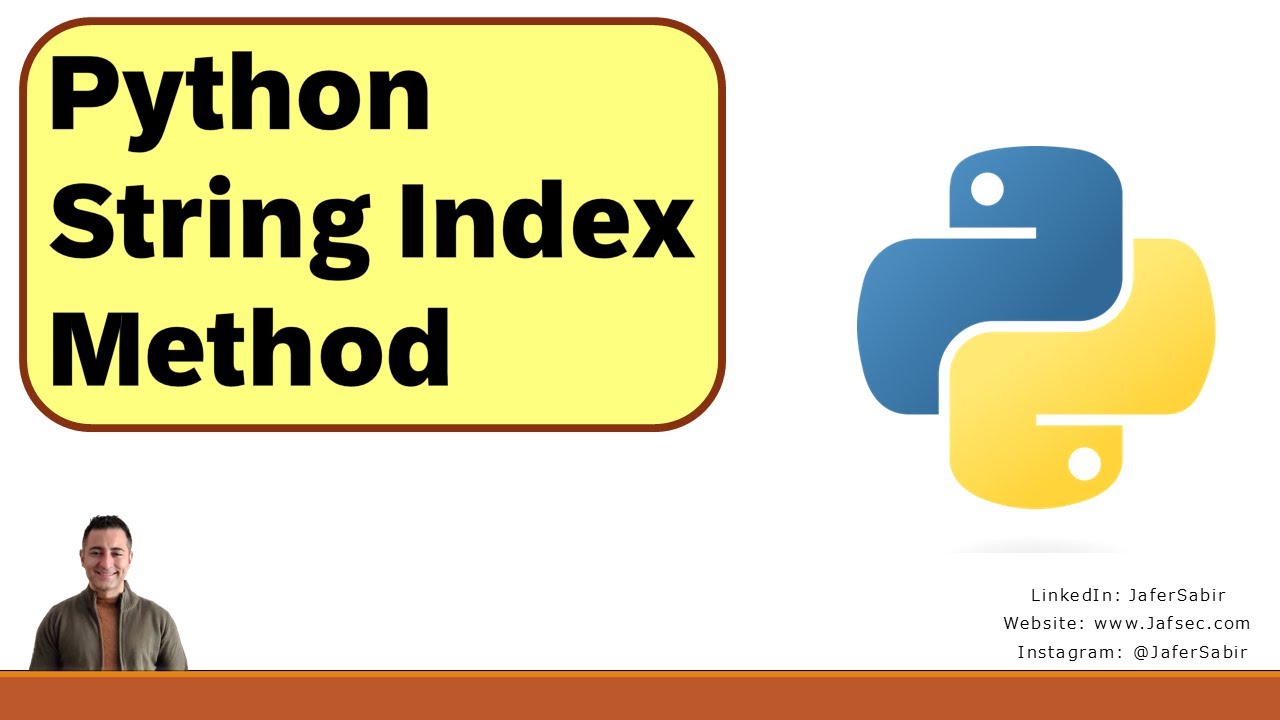 Python String Index Method, (& find method, rindex & rfind) & Use Cases