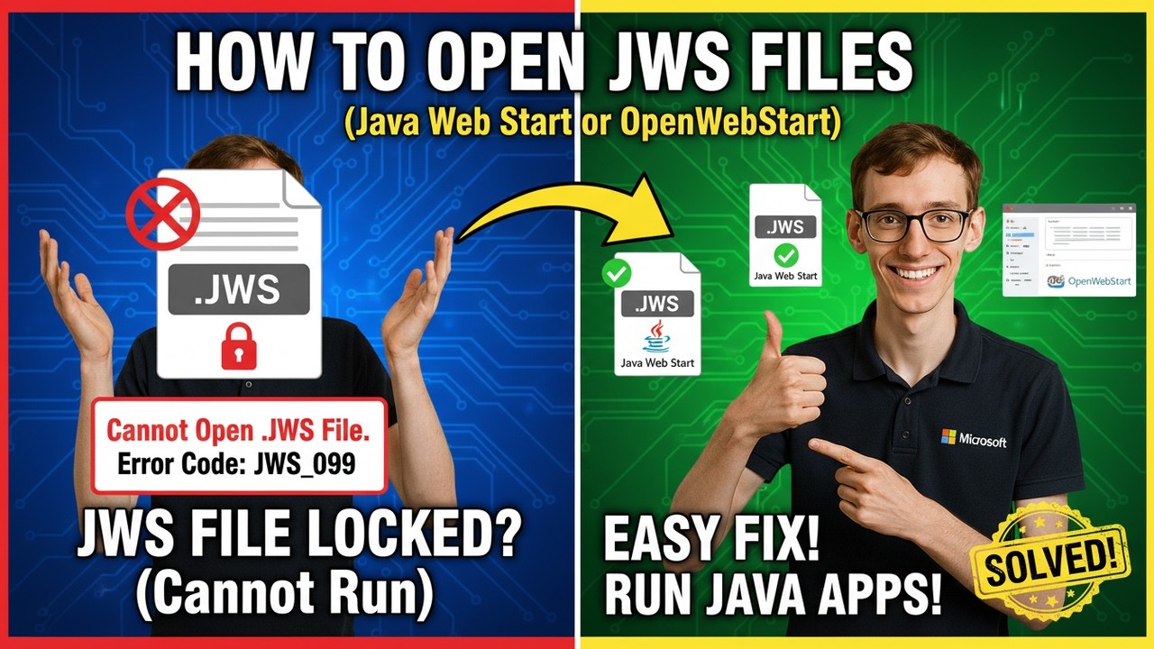 How to Open JWS Files (Java Web Start or OpenWebStart)
