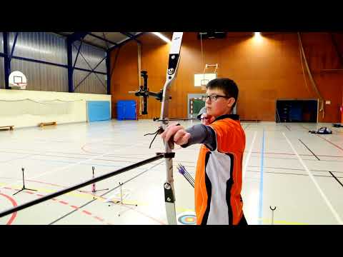 À l'entrainement avec les archers du Limoges Couzeix Arc Club