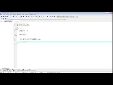 membuat jam digital menggunakan dev c++ | aldy reza martino