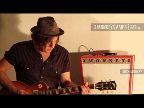 3 Monkeys Sock Monkey 1x10 Combo tube Amplifier red /ivory | Reverb
